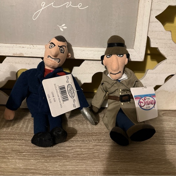 Disney | Toys | Disney Store Vintage Inspector Gadget Bean Bag Plush 9s ...